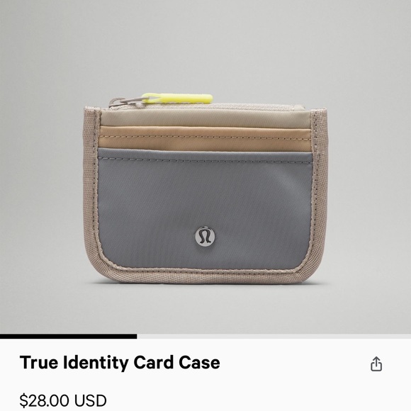 lululemon athletica | Accessories | Lululemon True Identity Card Case ...